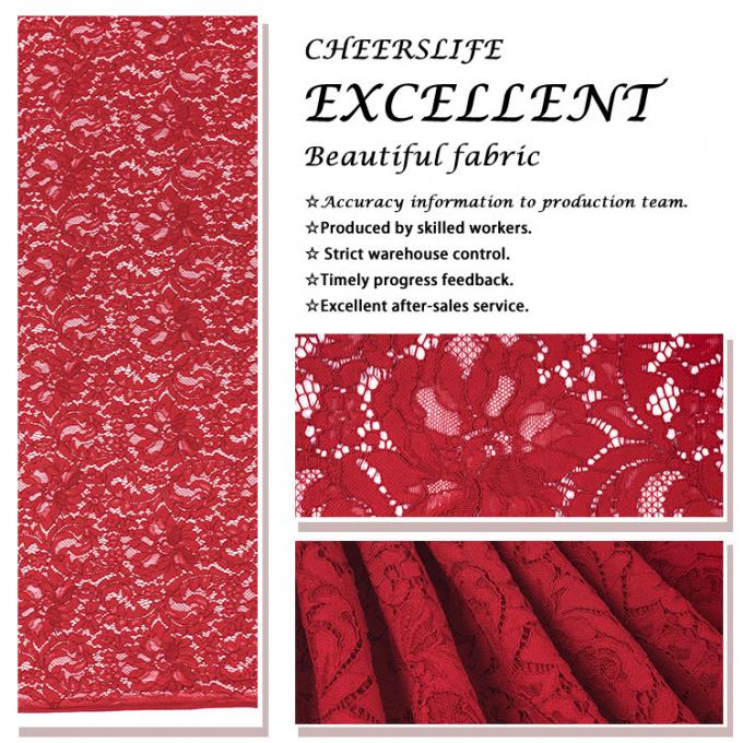 Cheerslife Laces Nylon Tricot High Quality Lace Fabric for Apparels and ...