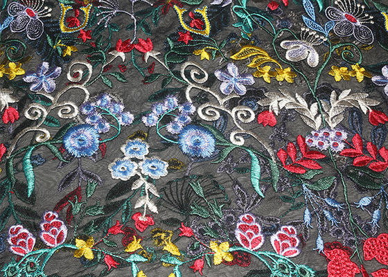 Water Soluble Lace factory, Buy good price Multi Colored Lace Fabric ...