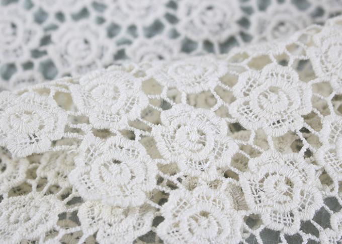 Cotton Dying Lace Fabric Guipure French Venice Lace Wedding Dress Fabric